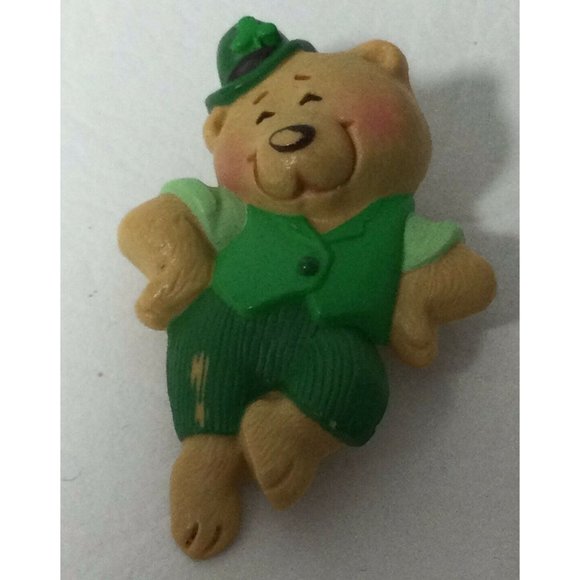 Hallmark | Jewelry | Vintage Hallmark Dancing Irish Bear St Patricks ...